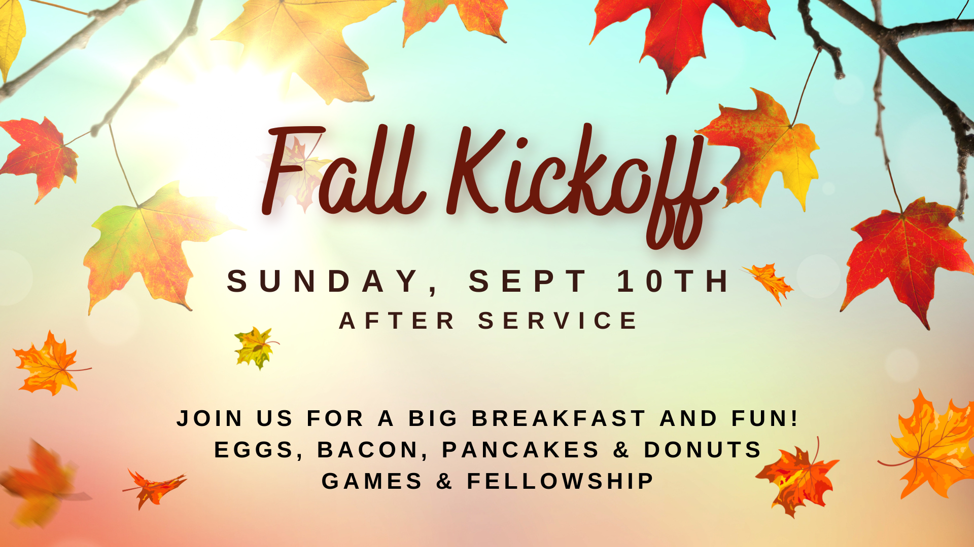 Fall Kickoff- This Sunday! – Moorpark Presbyterian Church