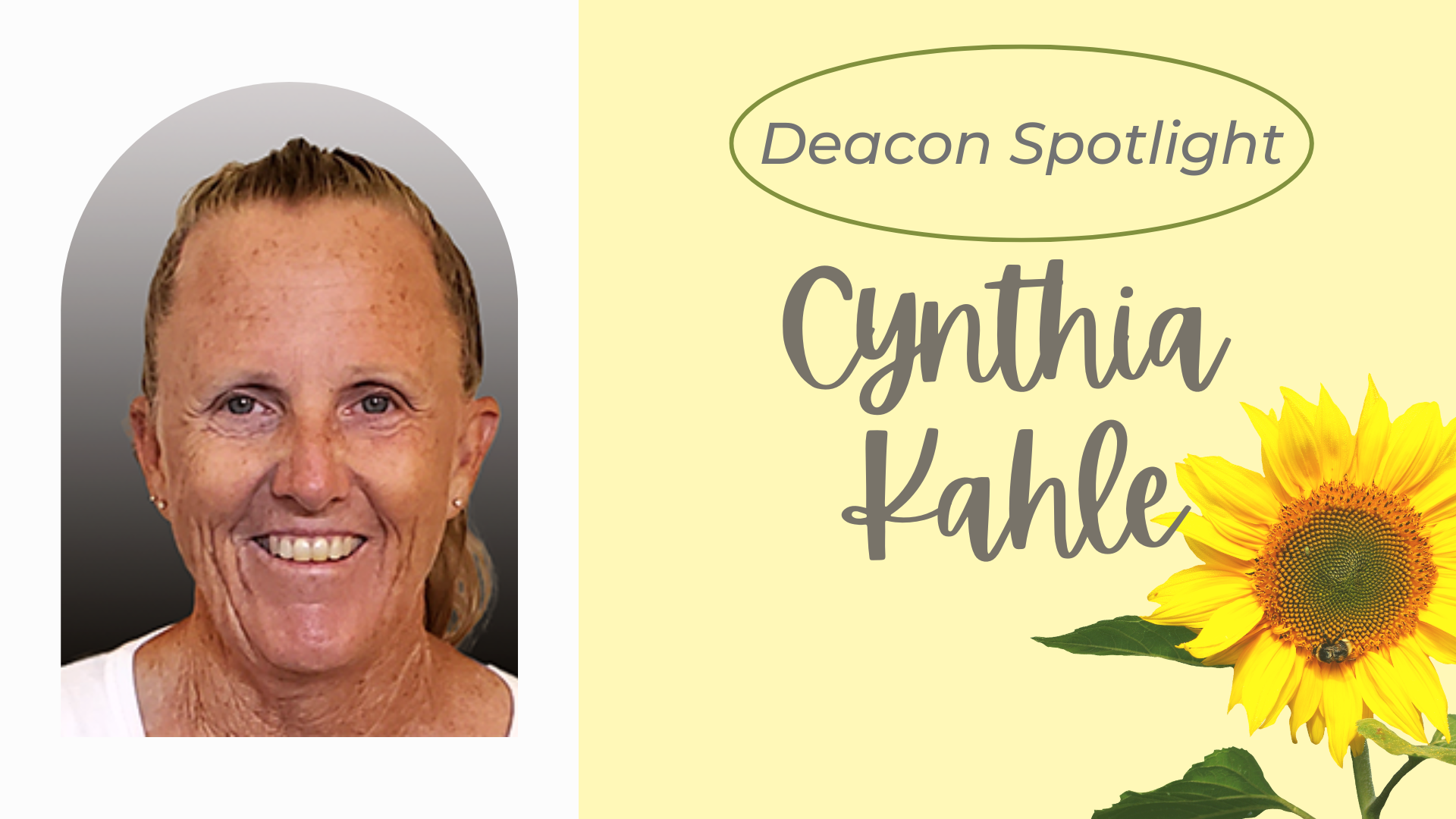 Deacon Spotlight- Cynthia Kahle – Moorpark Presbyterian Church