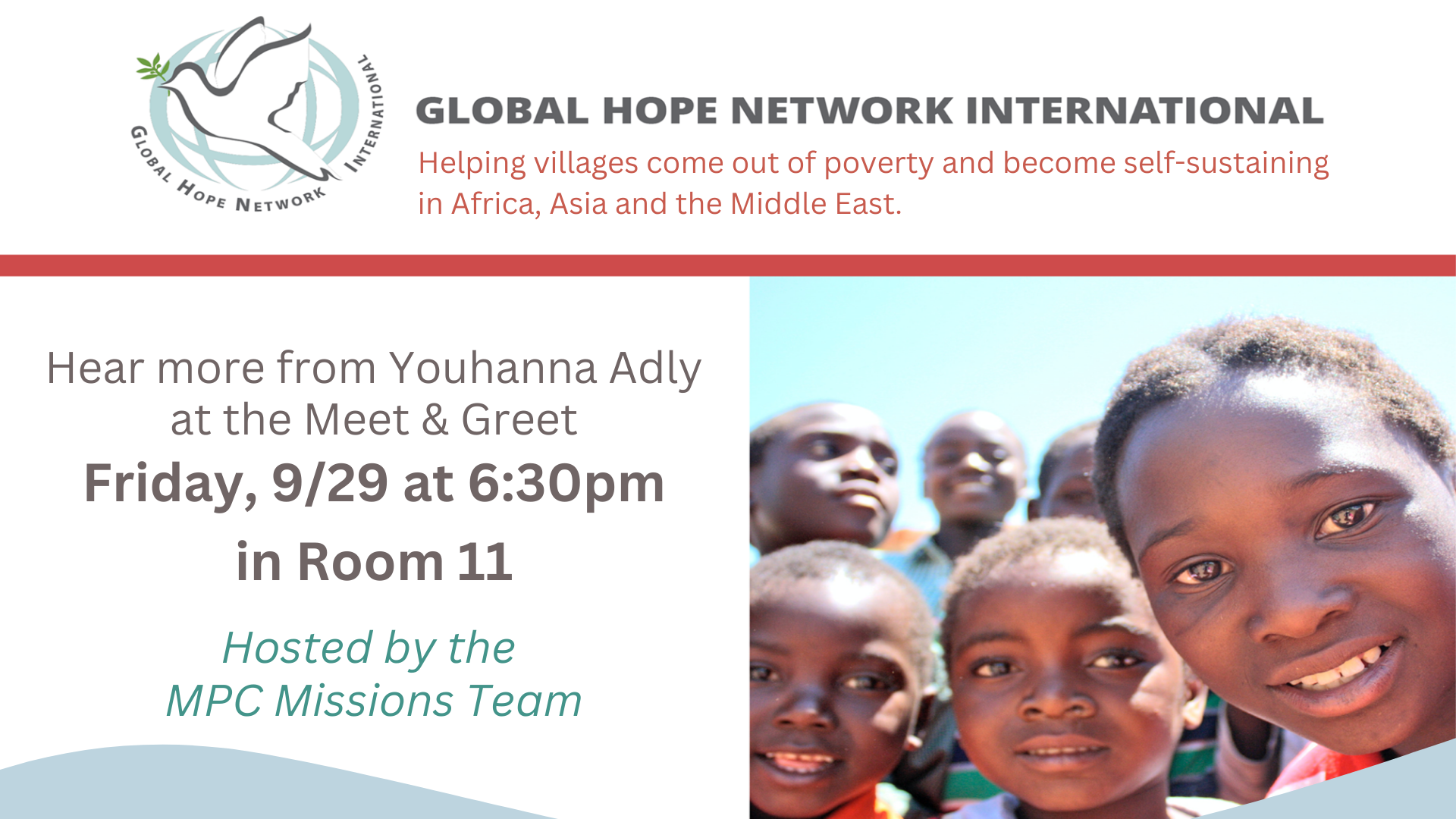 An Intro to Global Hope Network International on 9/29 – Moorpark ...