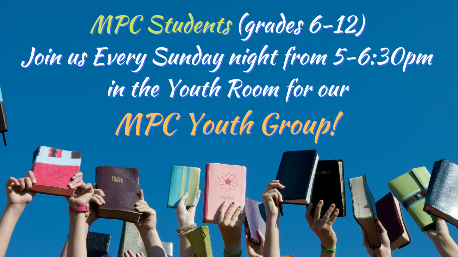 MPC Students Youth Group live and in color! – Moorpark Presbyterian Church